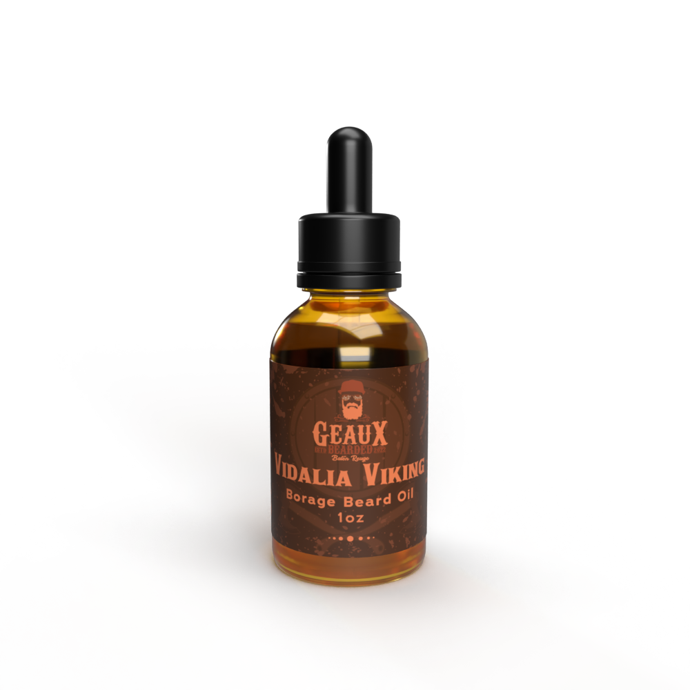 Vidalia Viking Beard Oil — Lemon / Eucalyptus / Cedar | Geaux Bearded