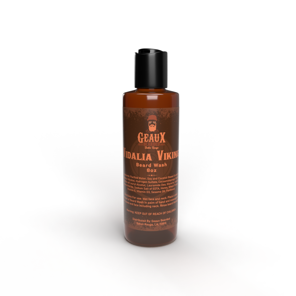 Vidalia Viking Beard Wash — Clean Without Drying | Geaux Bearded